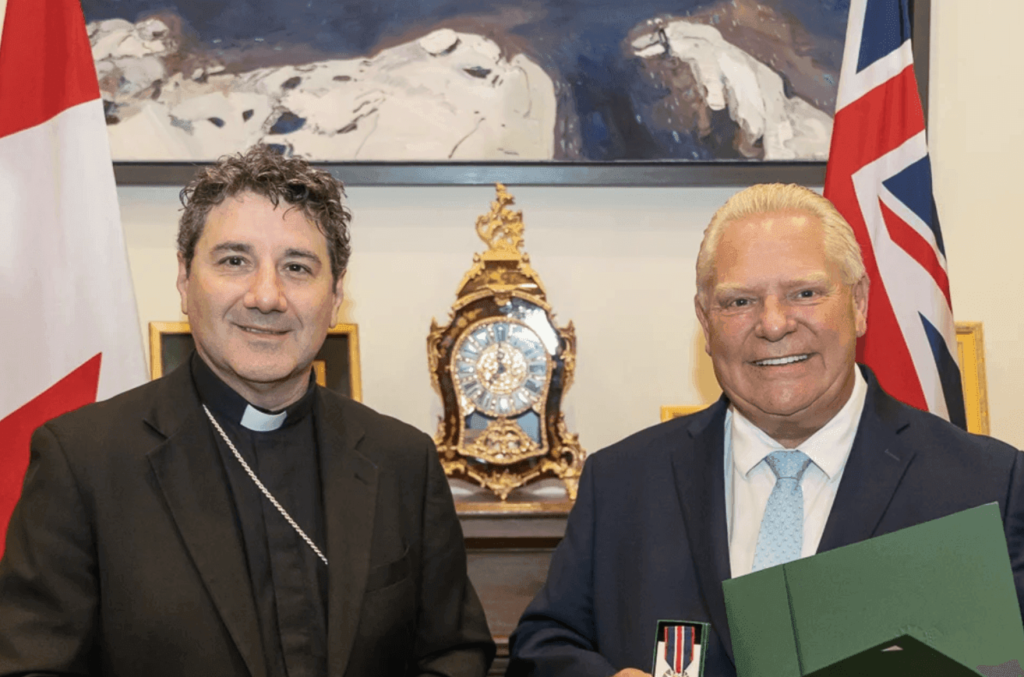 Cardinal Leo honoured with King Charles III Coronation Medal - Canadian ...