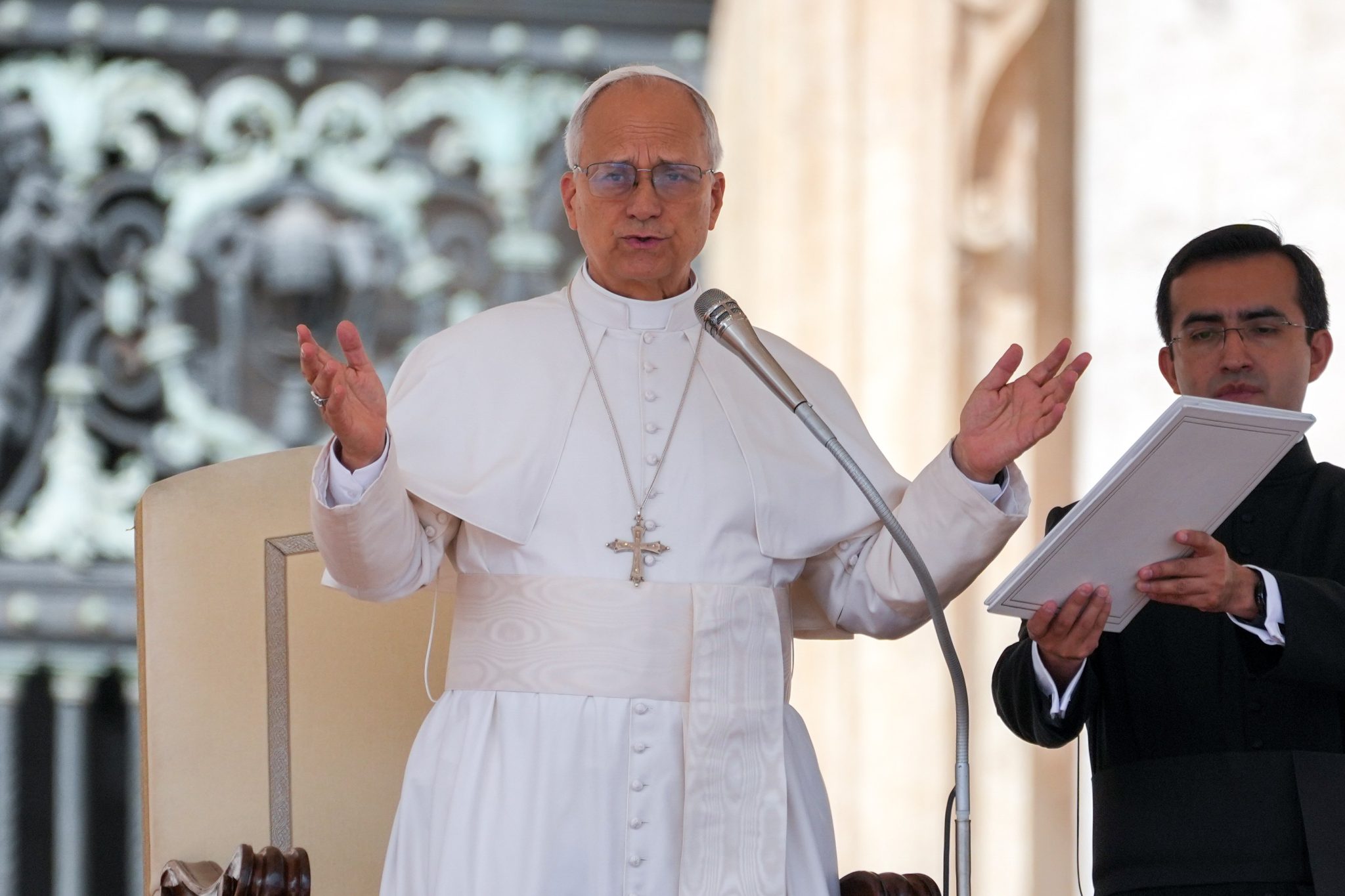 Palestinians are living in 'unacceptable' conditions, Pope Leo says ...